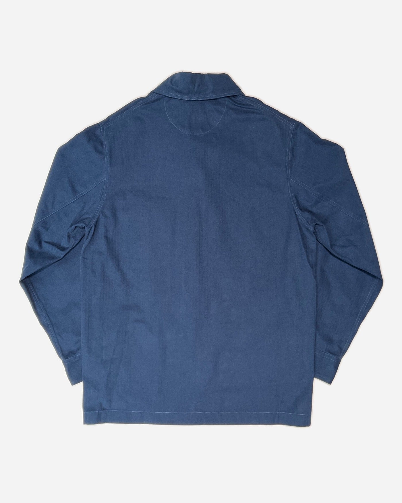 Blue BSMC Chain Embroidered Logo Chore Jacket | Bike Shed Moto Co ...